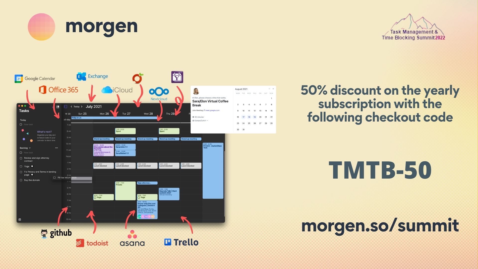 Morgen – Task Management and Time Blocking Summit 2025