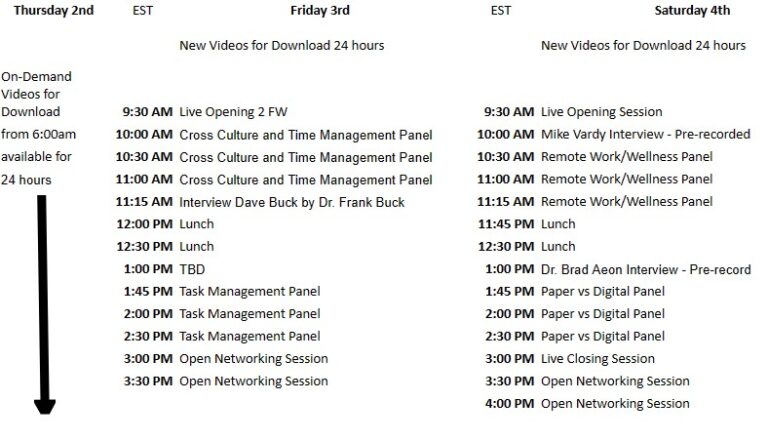 New Schedule is Here! – Task Management and Time Blocking Summit 2025